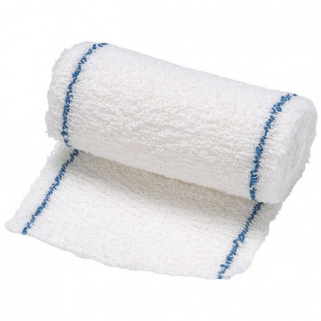 Bande de crêpe en pur coton 4x7cm